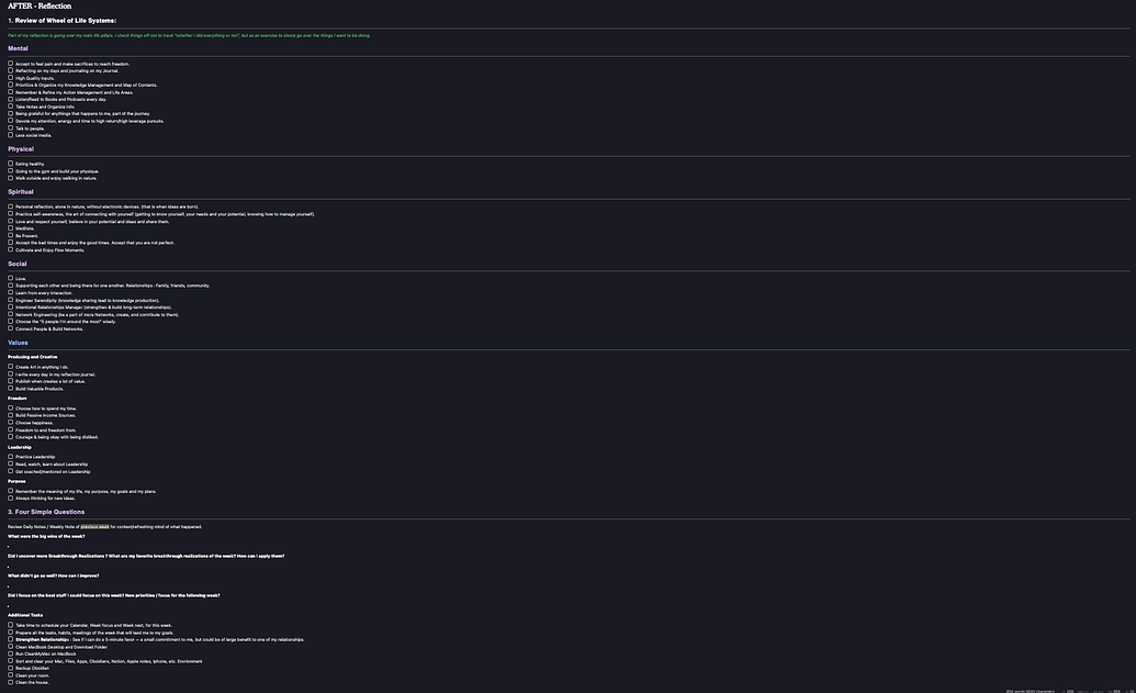 Daily And Weekly Notes Showcases Using Dataview Share And Showcase Obsidian Forum