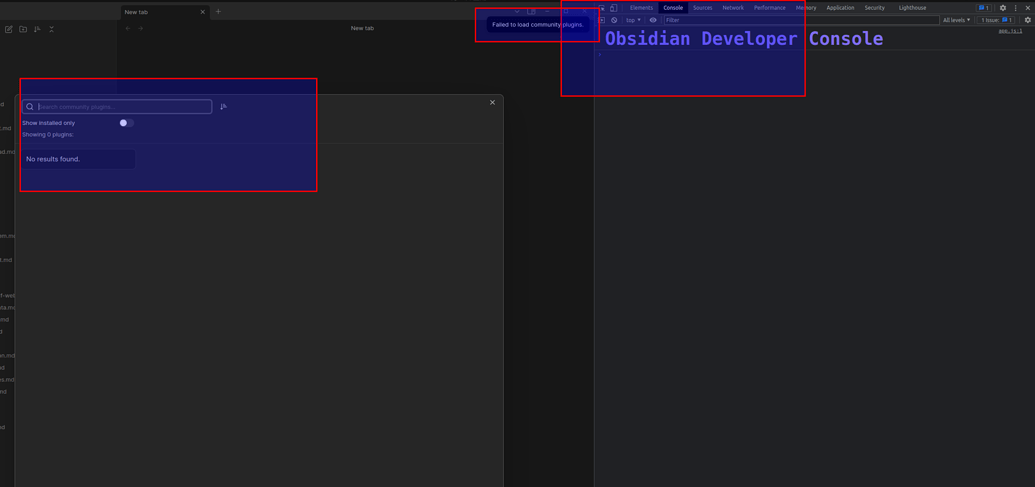 Community plugins failed to load - Help - Obsidian Forum