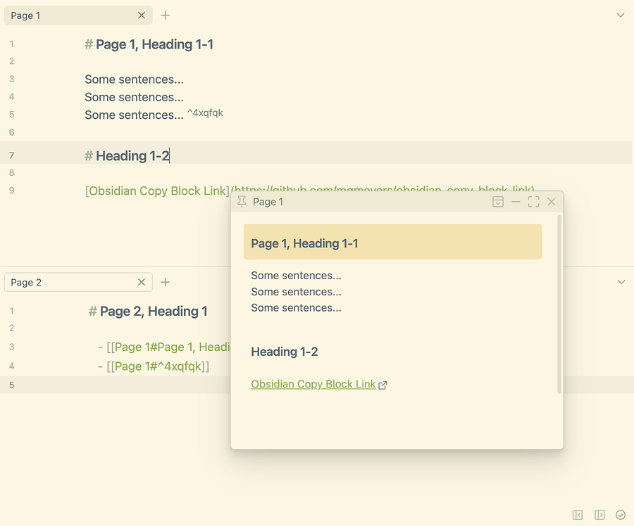 Block Linking Creating New Pages - Help - Obsidian Forum