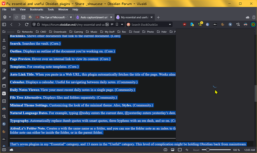 Is there a way to Auto capture\insert url from pasted web content? - Help - Obsidian Forum