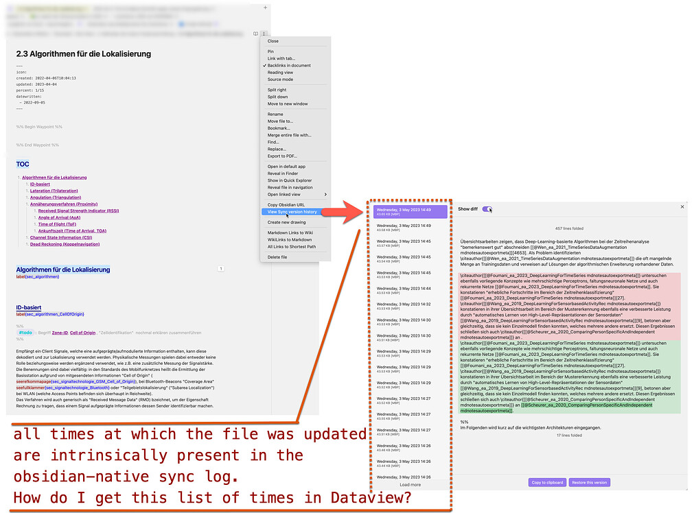 Track file changes - get a list of file edit dates - Help - Obsidian Forum