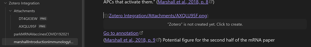 Importing annotations from Zotero Integration Plugin results in broken attachments - Help ...
