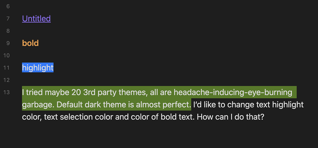 How to change default dark theme? - Help - Obsidian Forum