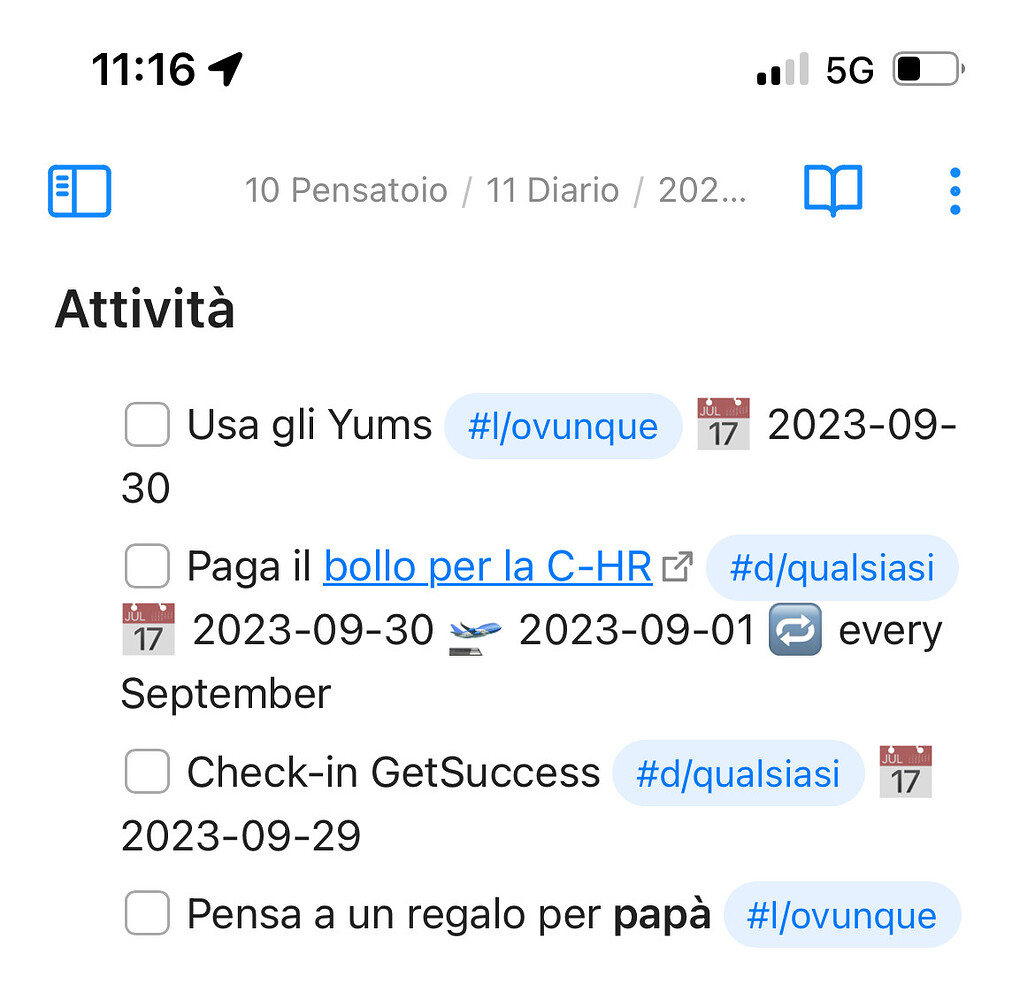 Inconsistency in how Live Preview and Reading mode render task lists generated from Dataview or ...