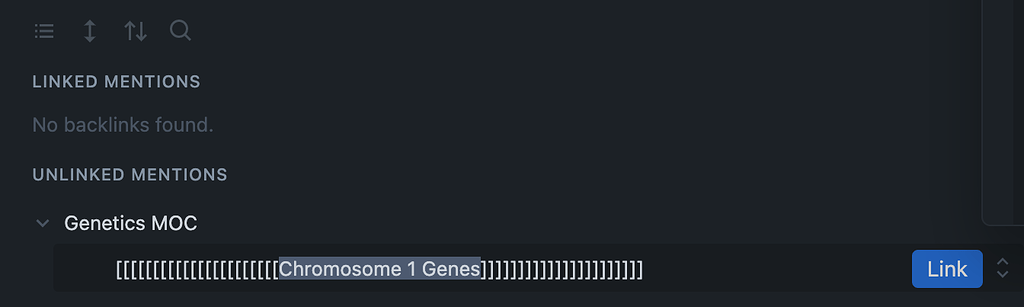 Tabbed Links Show up in Unlinked Mentions instead of Linked Mentions - Bug graveyard - Obsidian ...