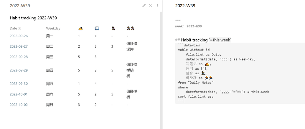 My habit tracking workflow - Share & showcase - Obsidian Forum