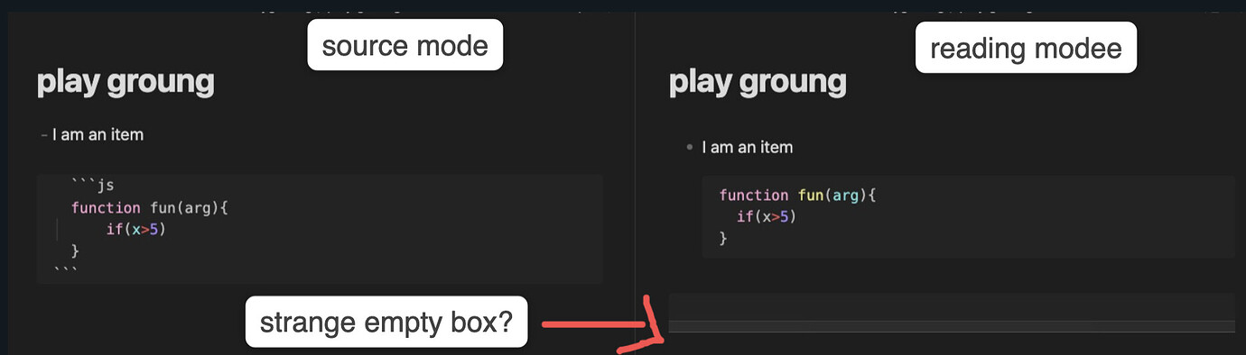 Correct way to align code block inside a list item - Help - Obsidian Forum