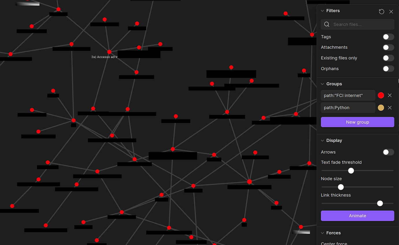 In graph view node's names appear all black or white without showing ...