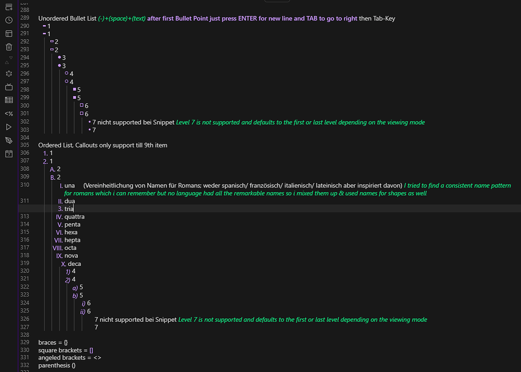 Custom Order & Symbols for unordered & ordered Lists, working in Live ...