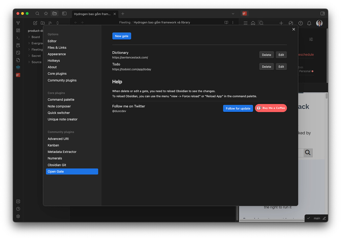 OpenGate - Embed any website to Obsidian - Share & showcase - Obsidian Forum