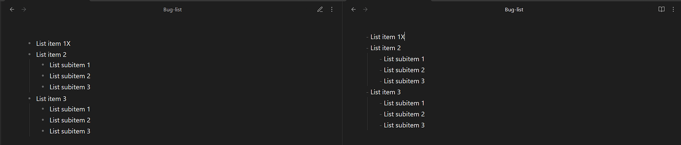 Obsidian Automatically Expands A List In Reading Mode Screen When I Edit The List In Source 2878