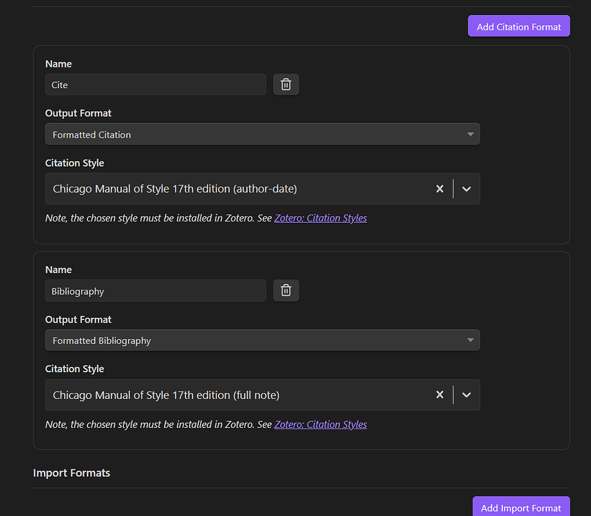 Import failed...check developer console for details. Zotero Obsidian integration - Help ...