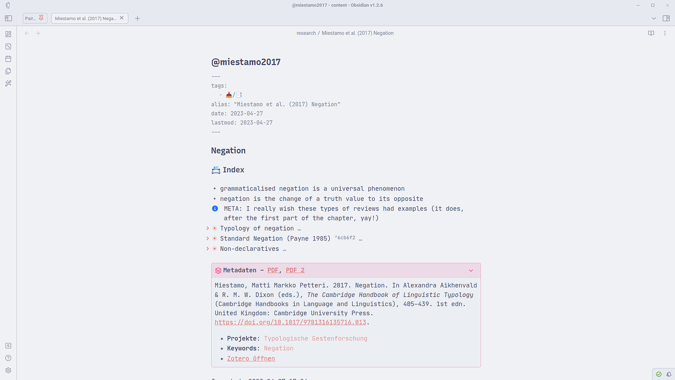 Zotero Integration – Import Templates? - Share & showcase - Obsidian Forum