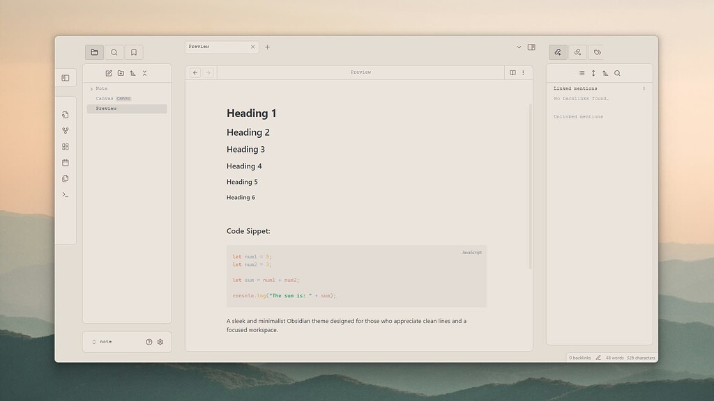 New theme: Minimal Edge - Share & showcase - Obsidian Forum
