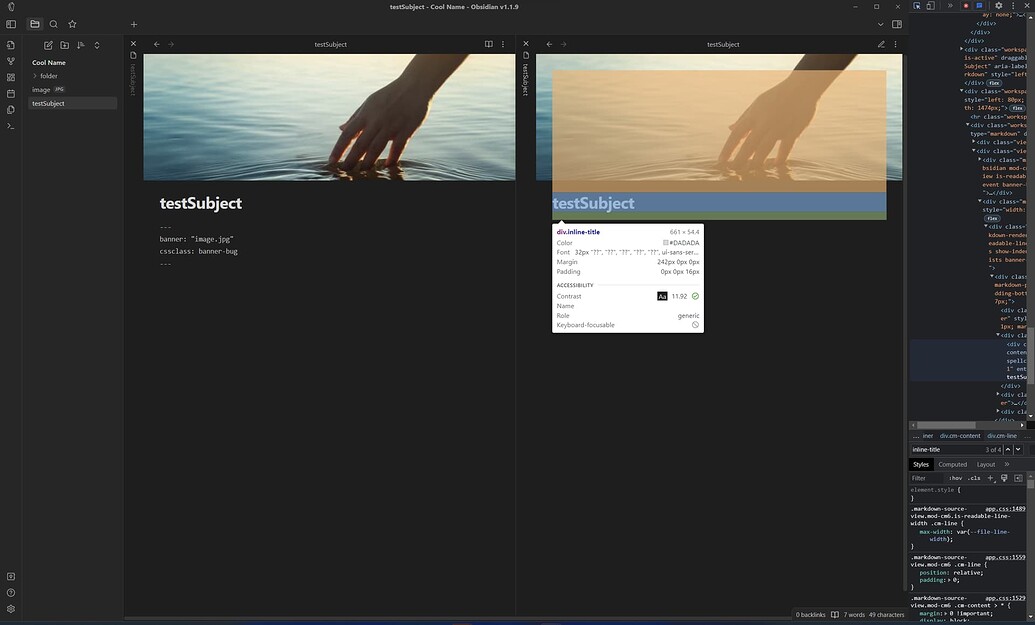 Banner plugin help? - Help - Obsidian Forum