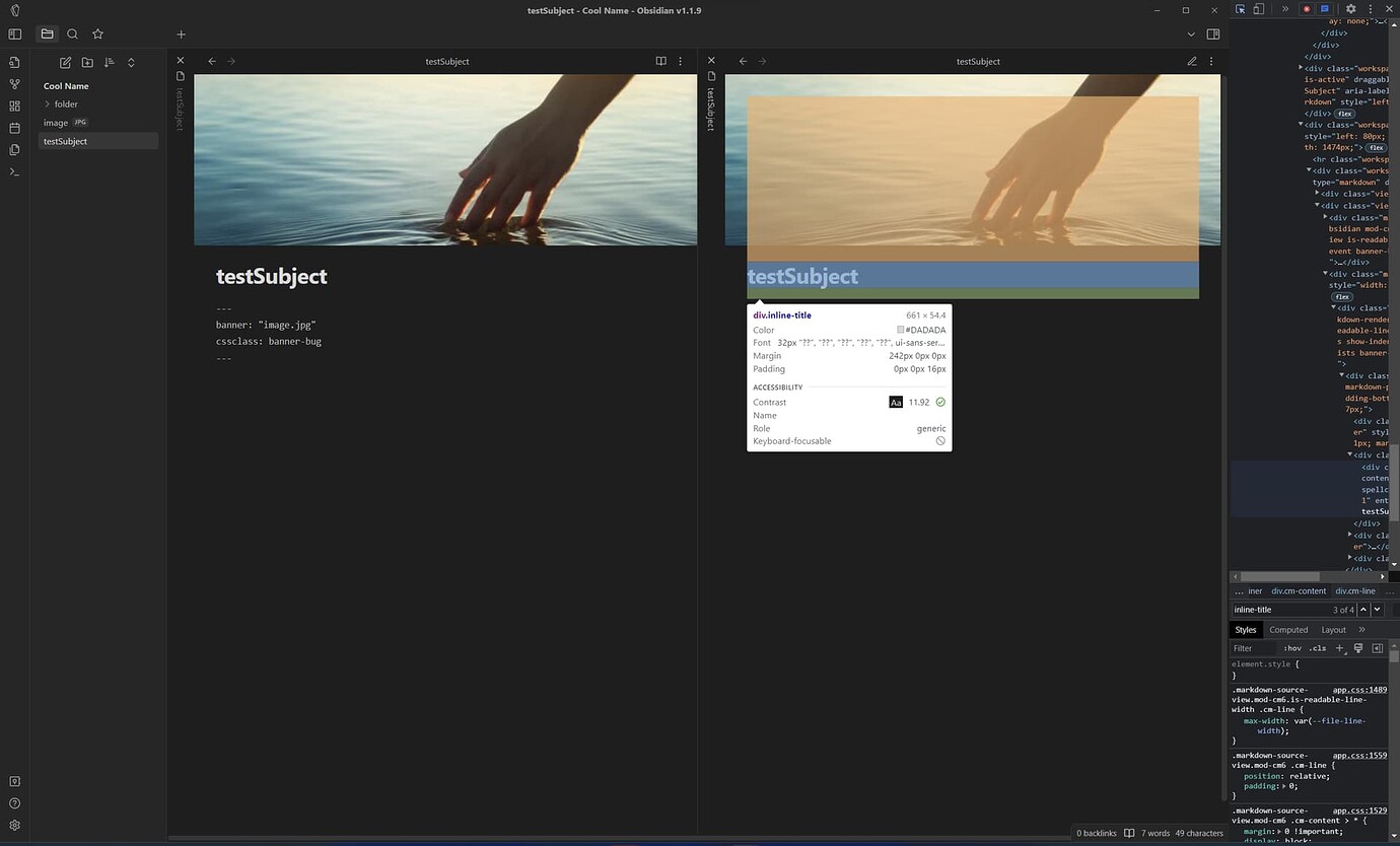Banner plugin help? - Help - Obsidian Forum