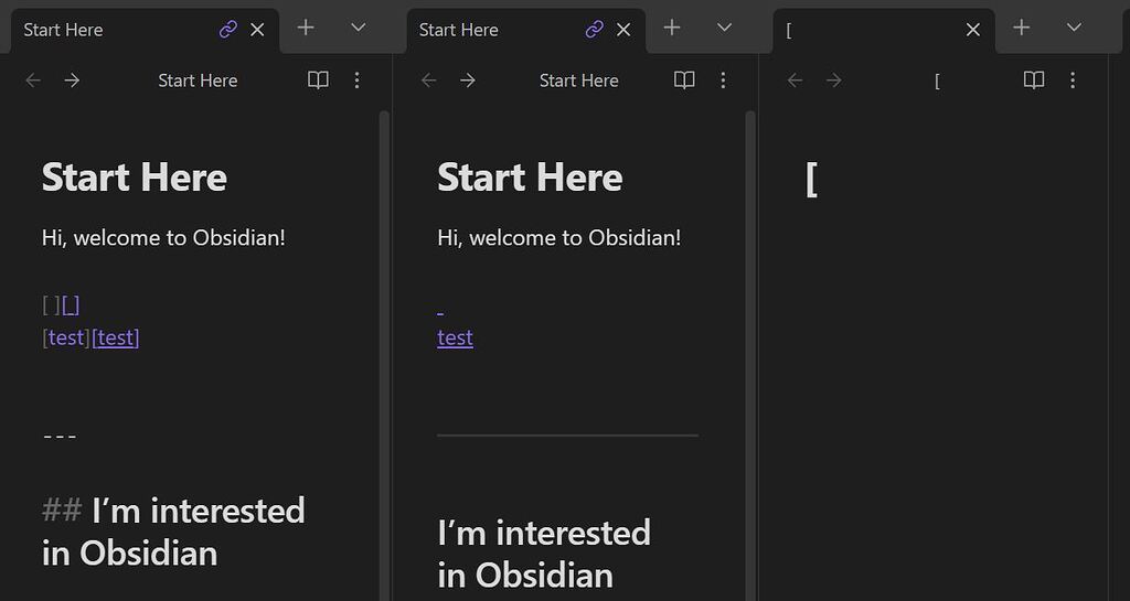 Creates a file link to the file name `[` - Bug graveyard - Obsidian Forum