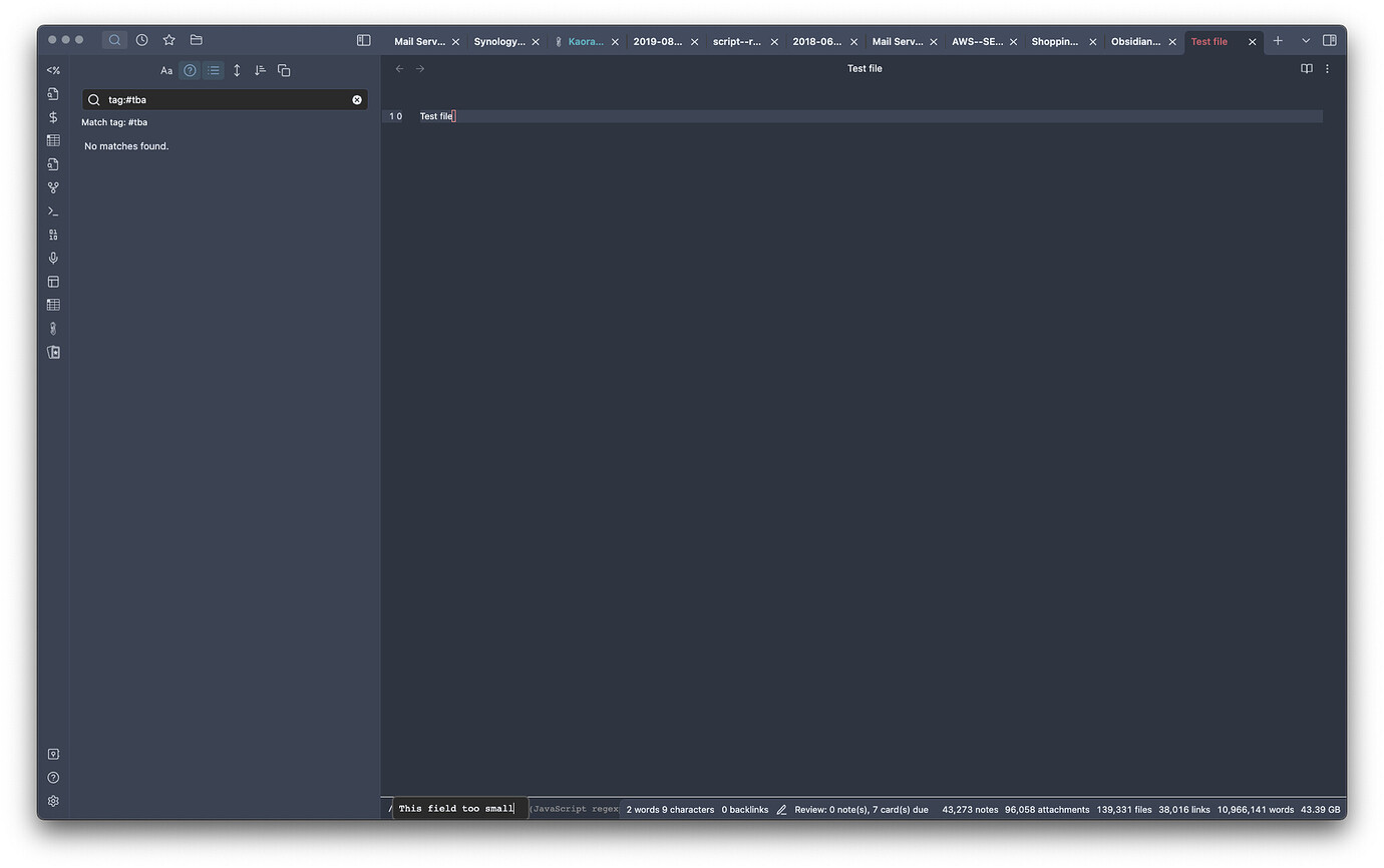 Status bar occludes the Vim-mode command Windows () - Bug reports - Obsidian Forum