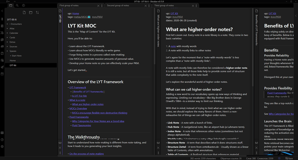 Tabs and panes - Feature requests - Obsidian Forum