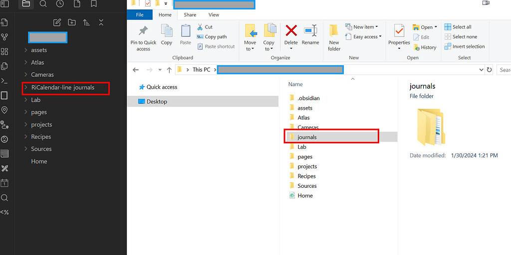 Files Navigator displays wrong folder name for daily journals - Help - Obsidian Forum
