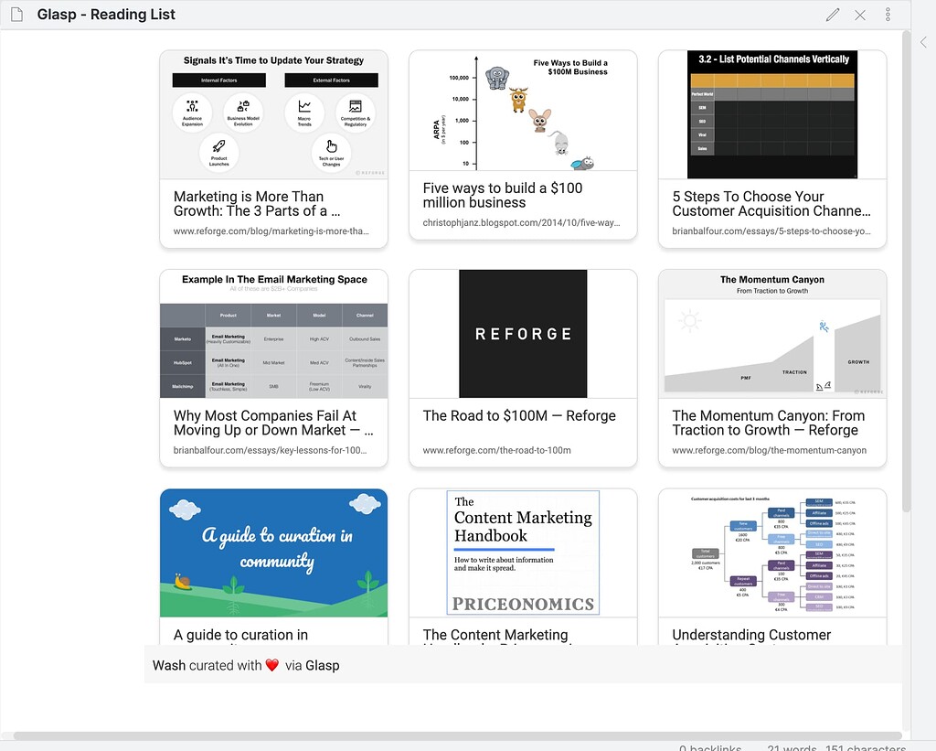 Show my reading list on Obsidian - Share & showcase - Obsidian Forum