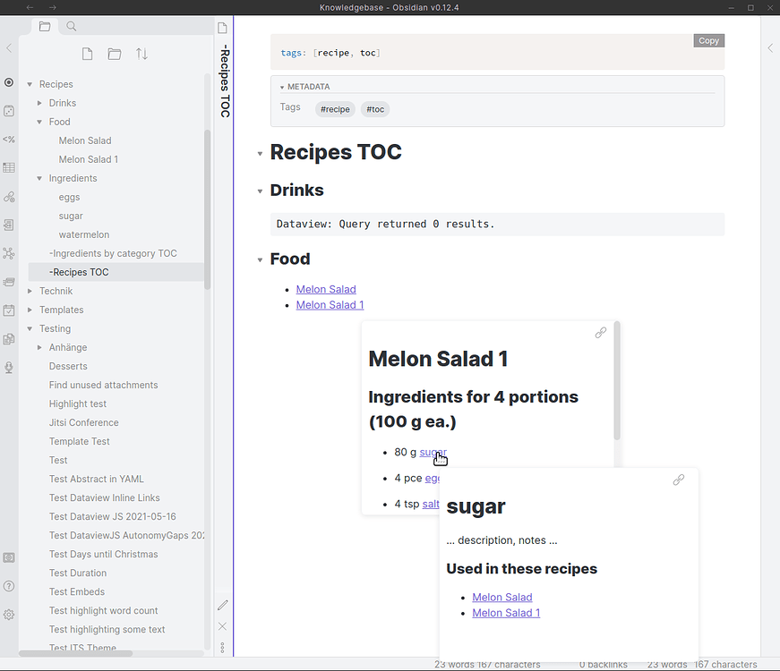 Help: #howto Build Recipe "database" in Obsidian (complex) - Share ...