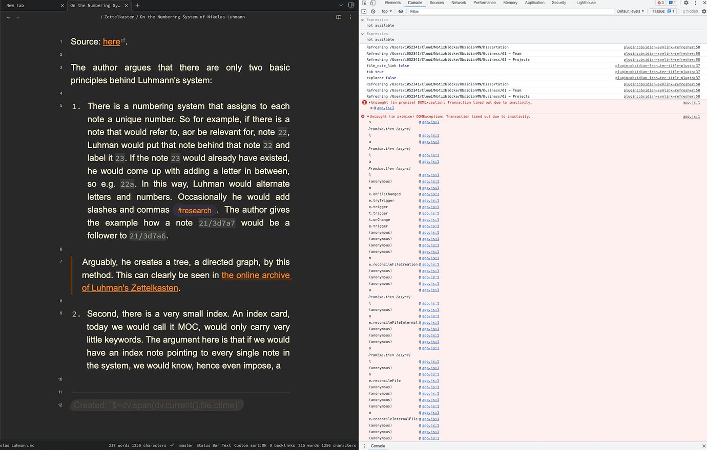 Workspace.json causes Obsidian to hang - Help - Obsidian Forum