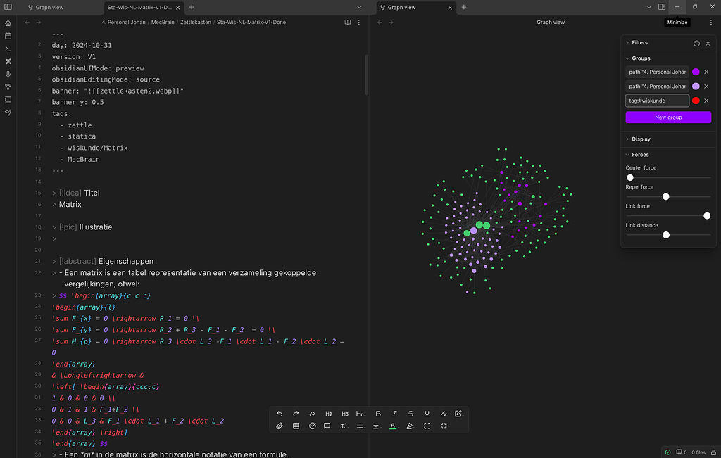 Use tags for coloring in graph view - Help - Obsidian Forum