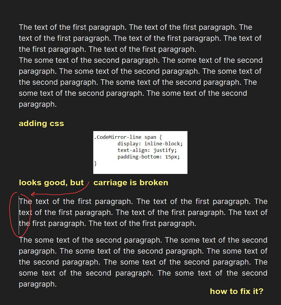 Paragraph margins and alignment - Help - Obsidian Forum