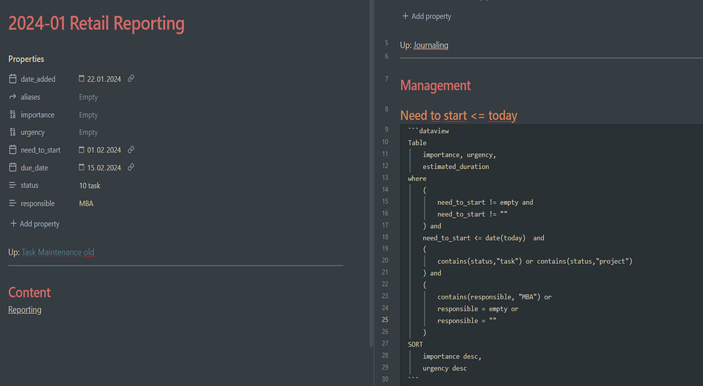 Mistake in Dataview query and i do not find the one - Help - Obsidian Forum