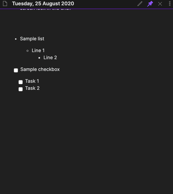 Space indent for lists in Preview - Basement - Obsidian Forum