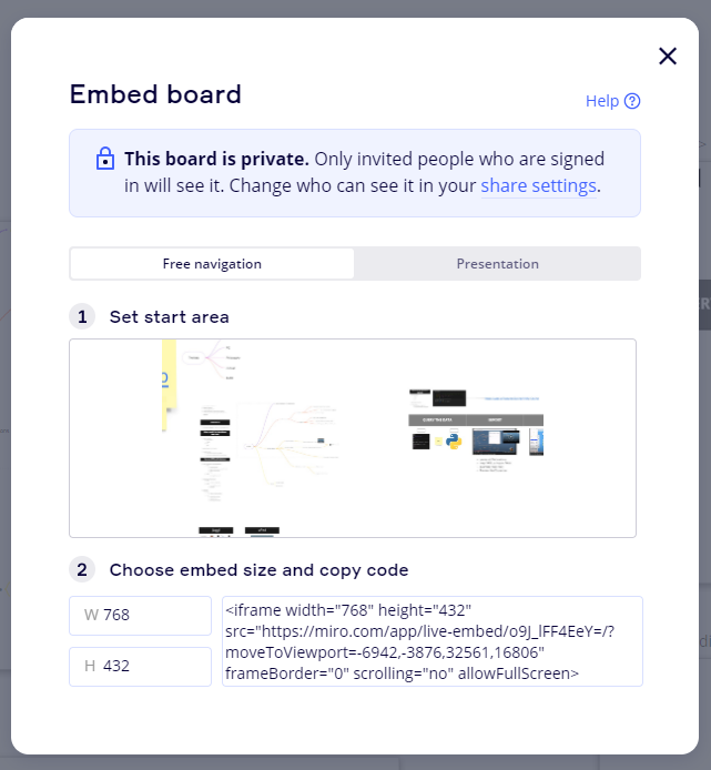 Embed Private Miro Board (sandbox="allow-popups") - Help - Obsidian Forum