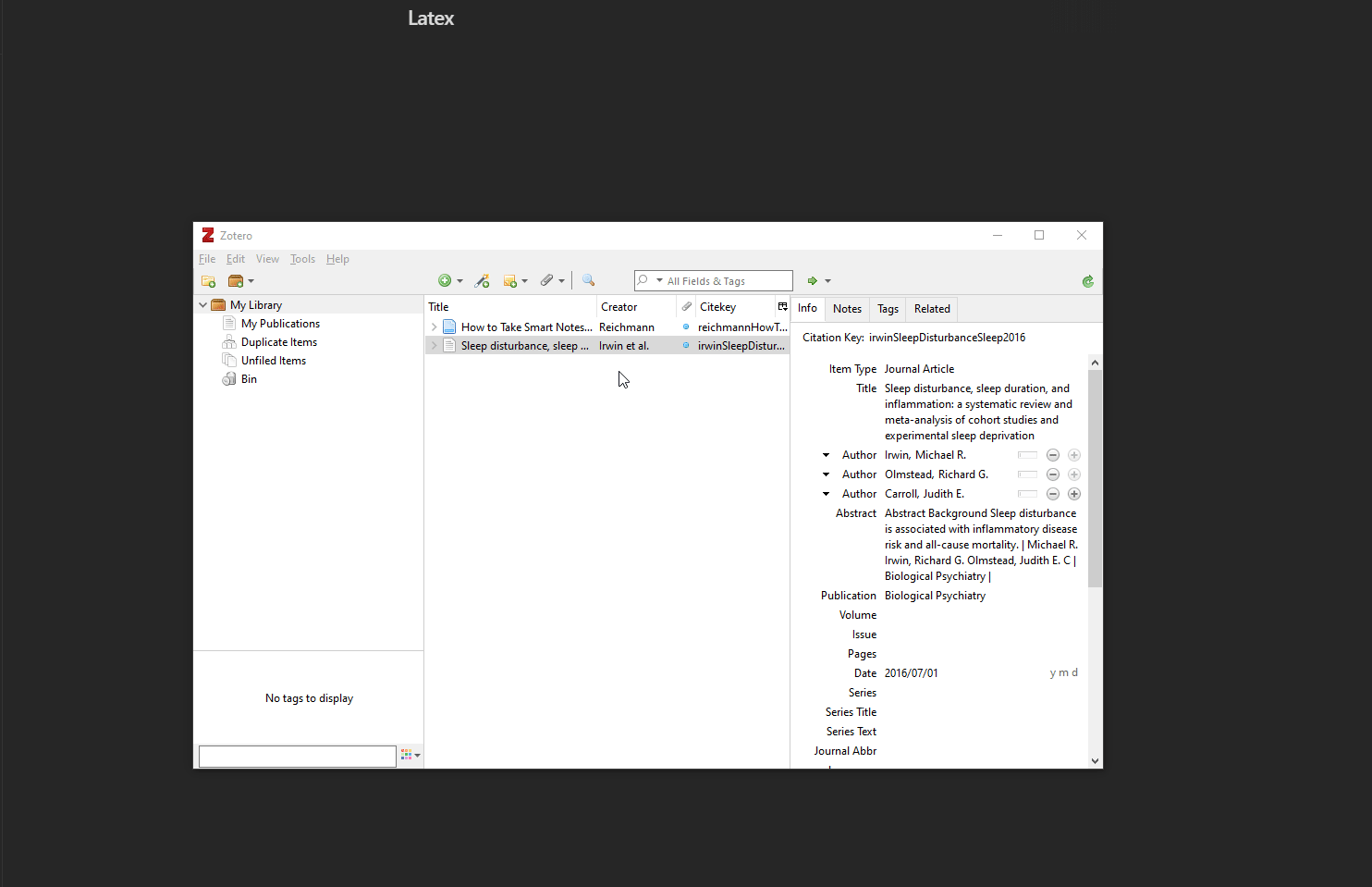 Drag And Drop Reference From Zotero To Joplin Does Not Work Support 