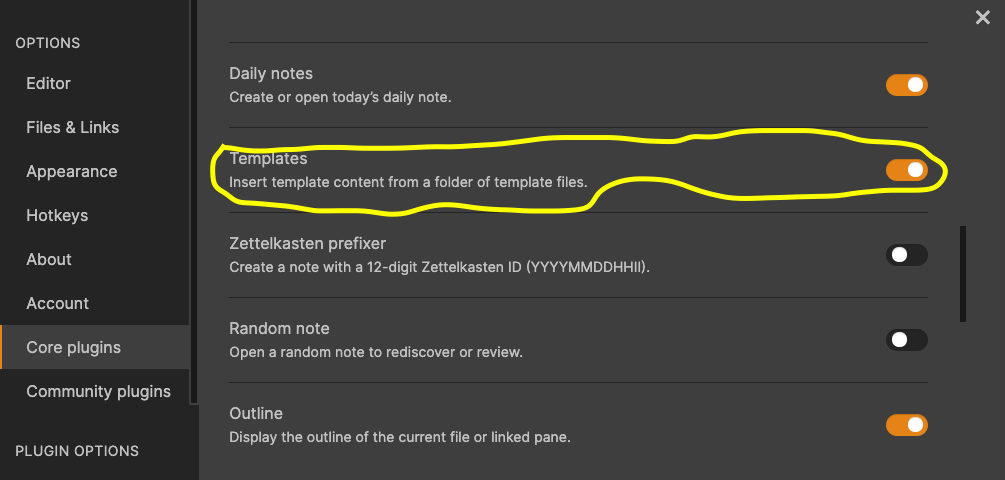 How To Use The Template Plugin Help Obsidian Forum
