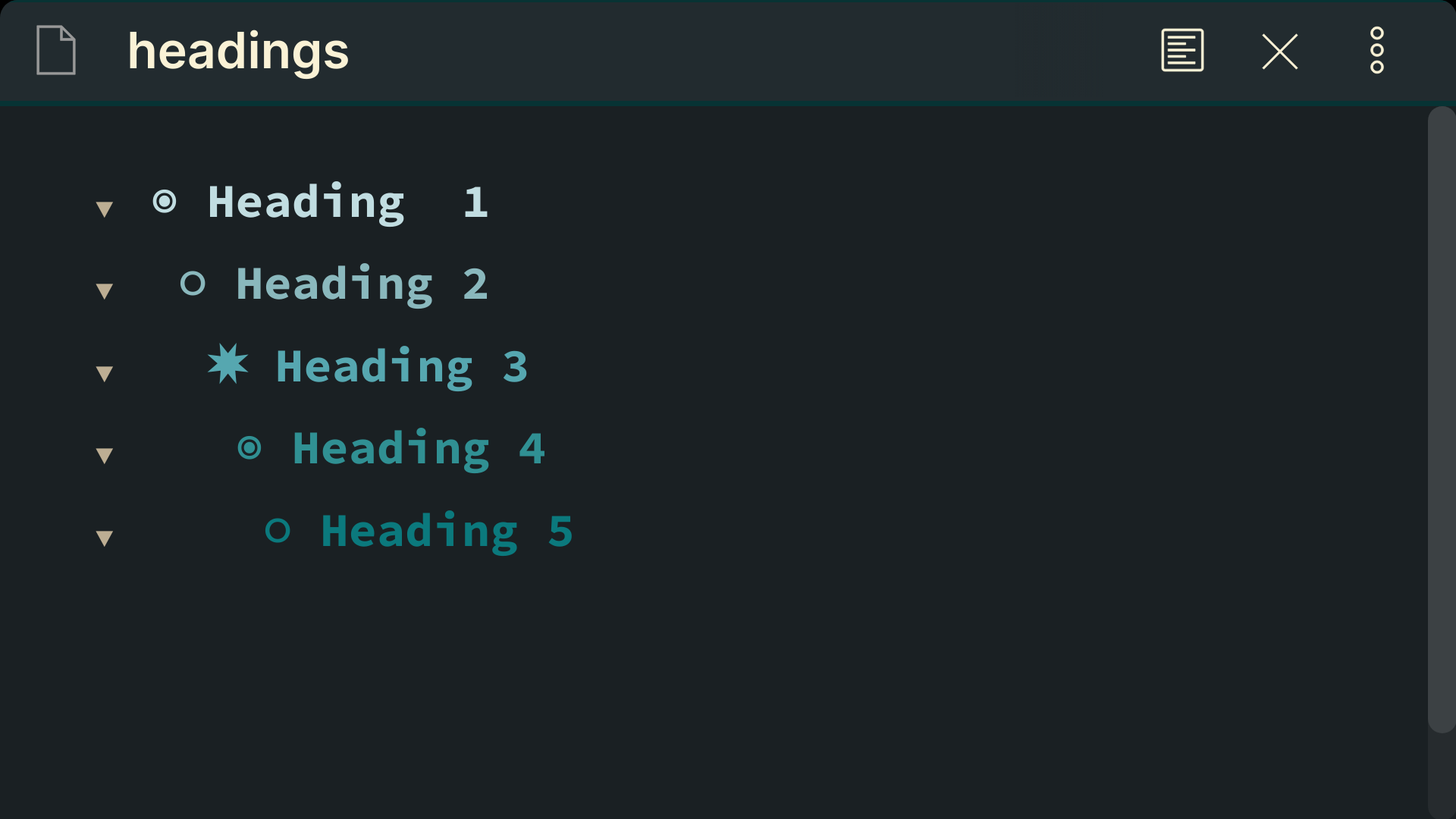Org sidian Bullets Instead Of For Headers Inspired By Org mode