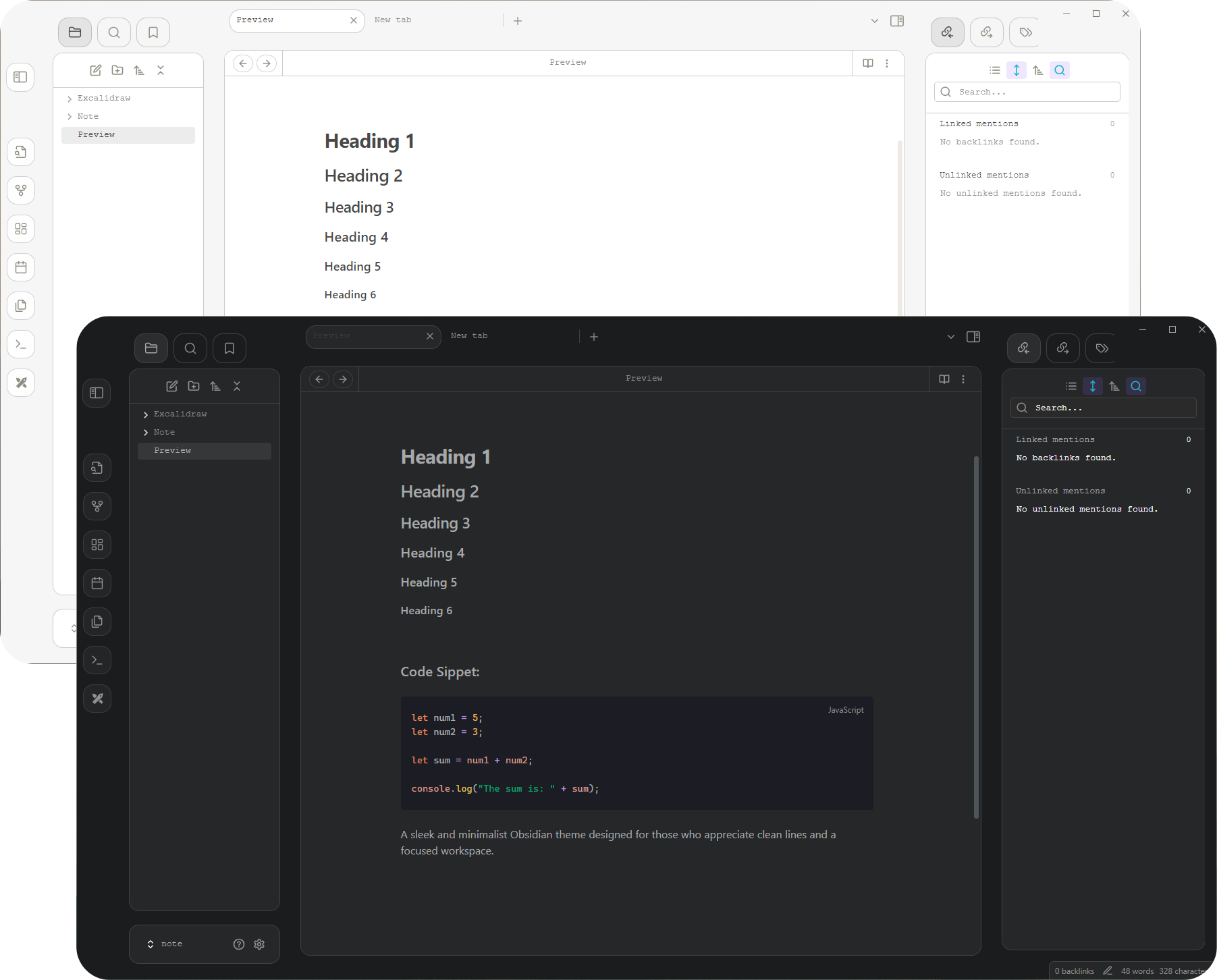 New theme: Minimal Edge - Share & showcase - Obsidian Forum