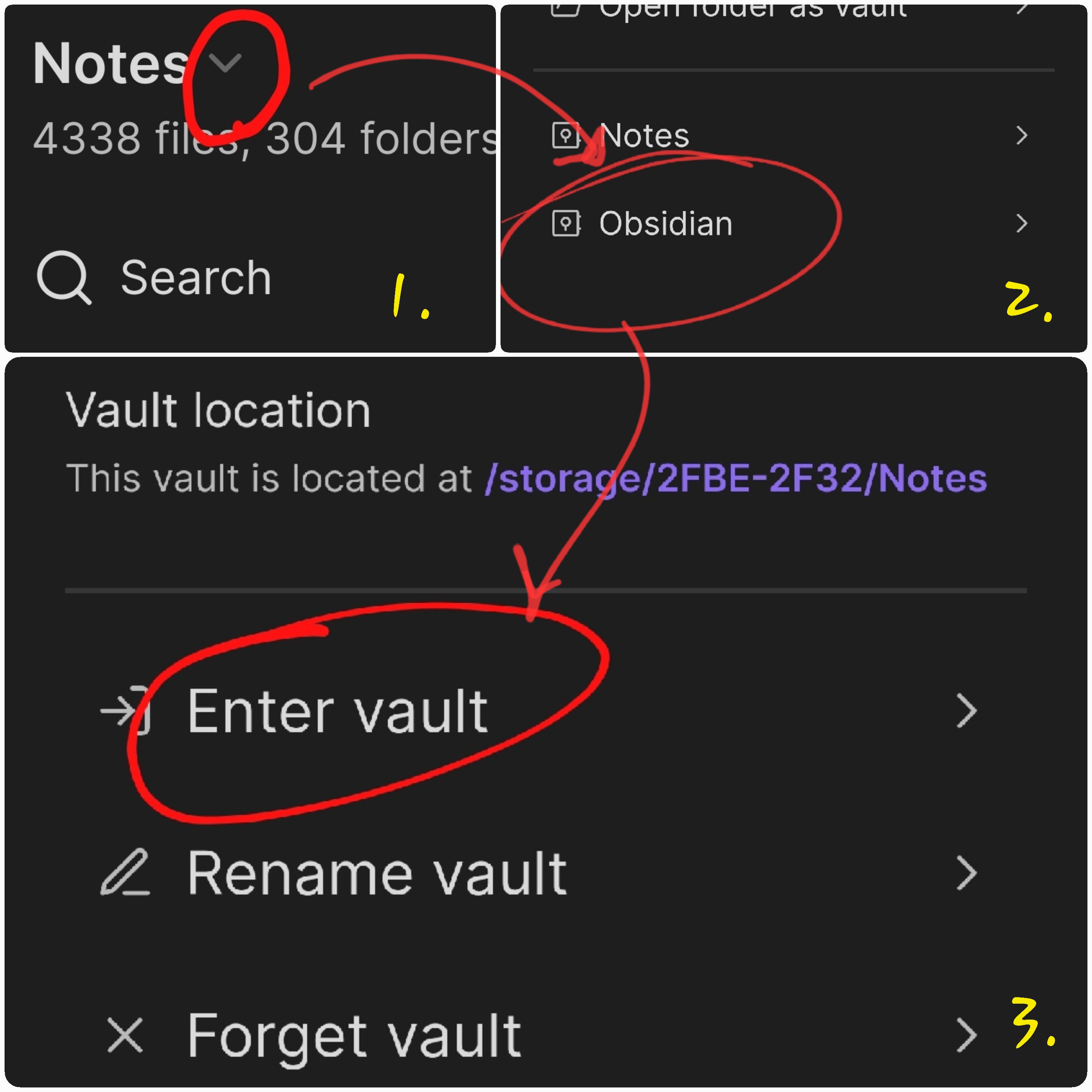 [Mobile] A more convenient way to switch between vaults - Feature ...