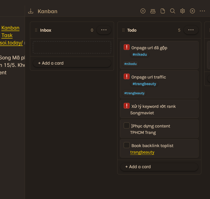 Kanban Plugin 201 By Govsat1 Share Showcase Obsidian Forum