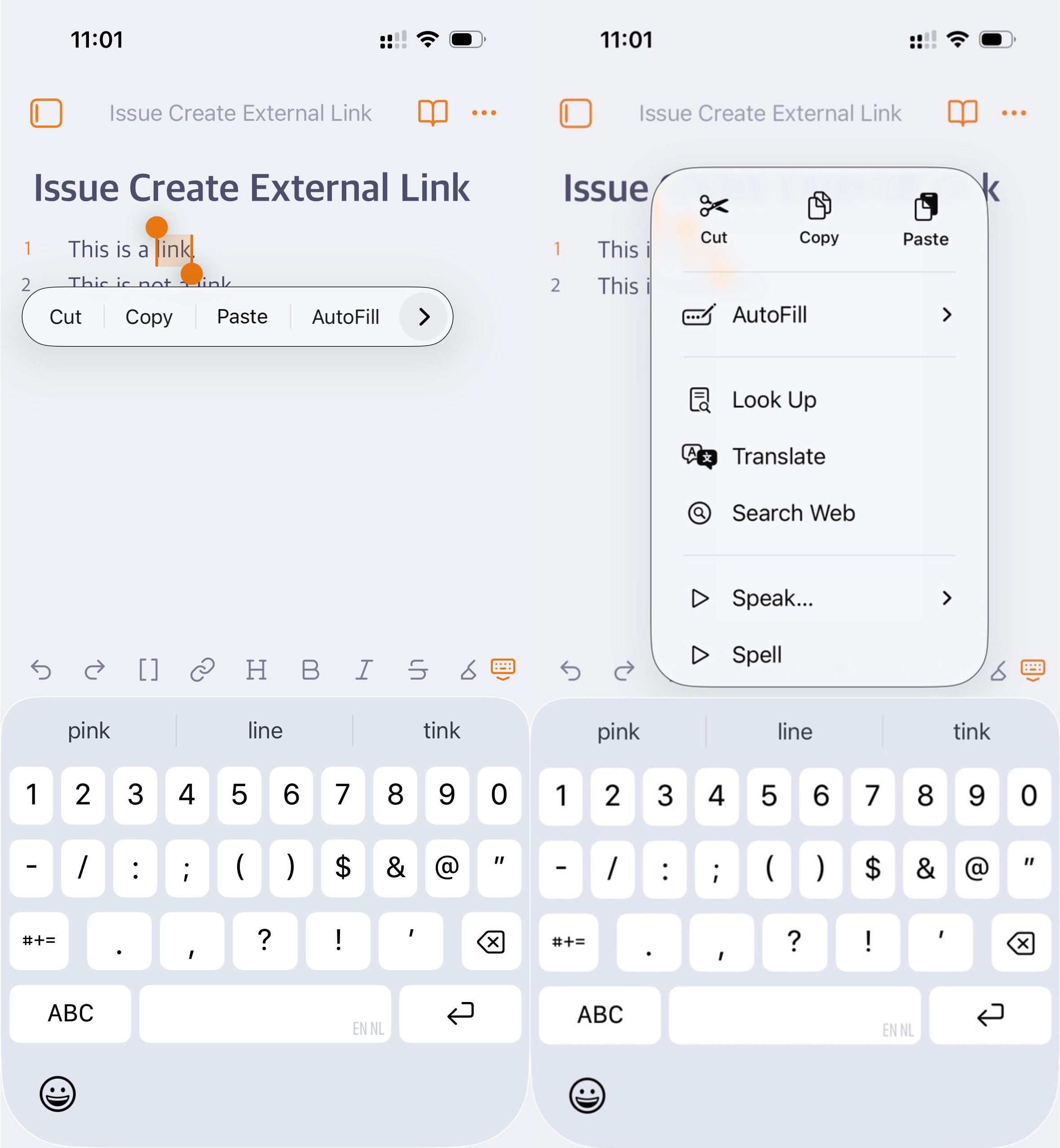 Easier creation of external links on mobile - Feature requests ...