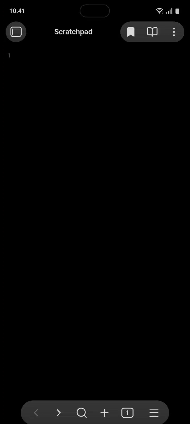 If you close the softkeyboard with Android's back button in search ...