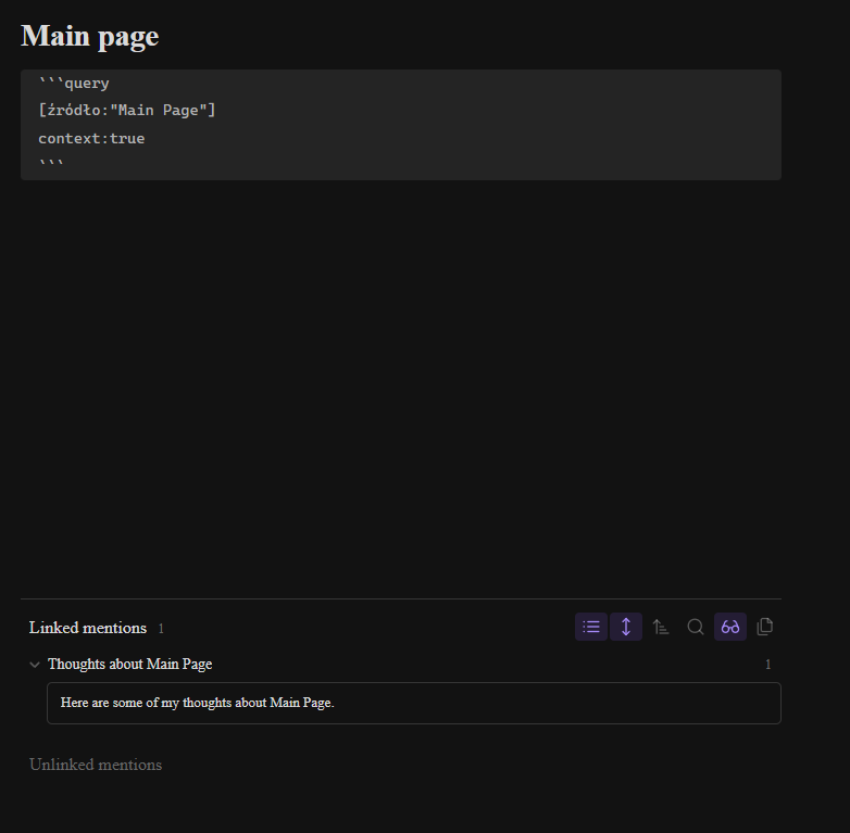 Query does not show context - Help - Obsidian Forum Query does not show context - Help - Obsidian Forum