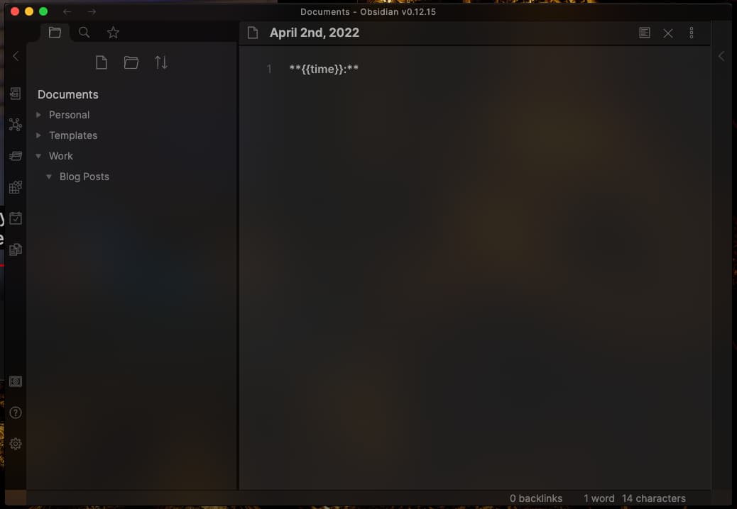 Daily Note Time Template Not Working Help Obsidian Forum