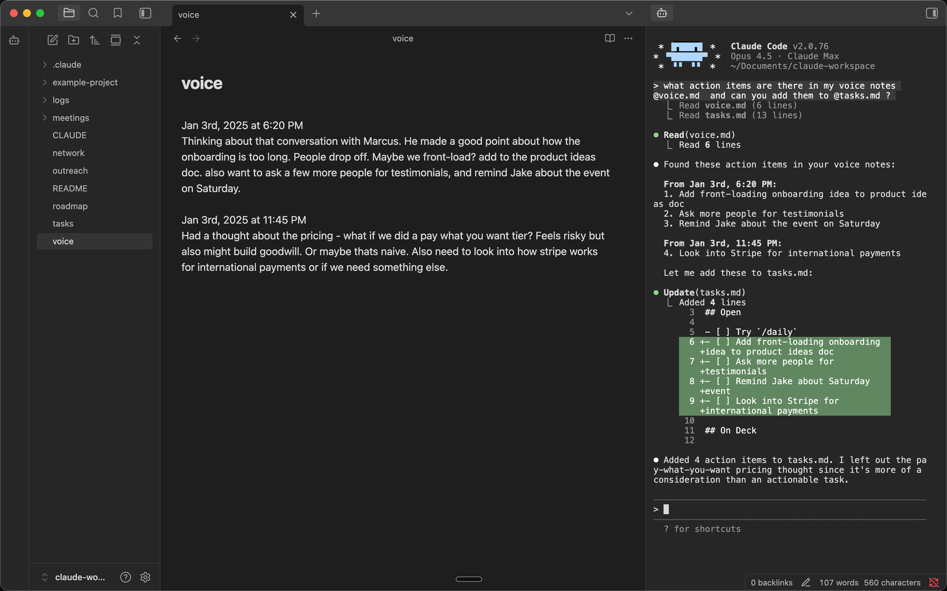Claude Code from the Sidebar - Share & showcase - Obsidian Forum