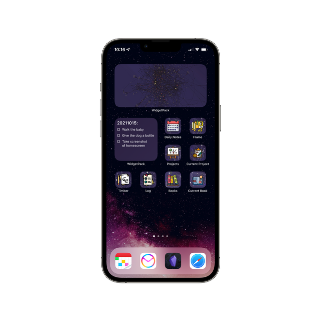 An Obsidian Homescreen for iPhone and iPad - Share & showcase - Obsidian Forum