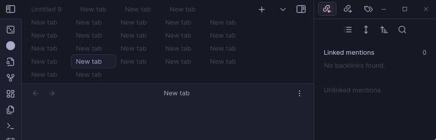 Tab bars on multiple lines - Plugins ideas - Obsidian Forum