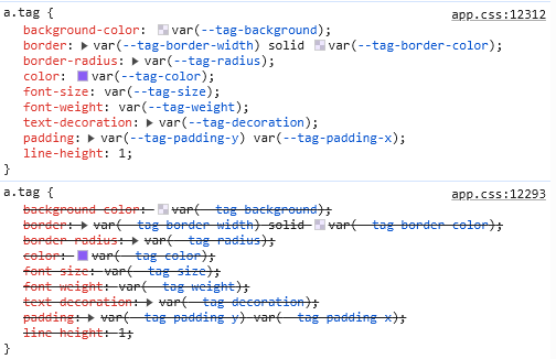 Questions about custom tag styling using CSS - Custom CSS & Theme ...