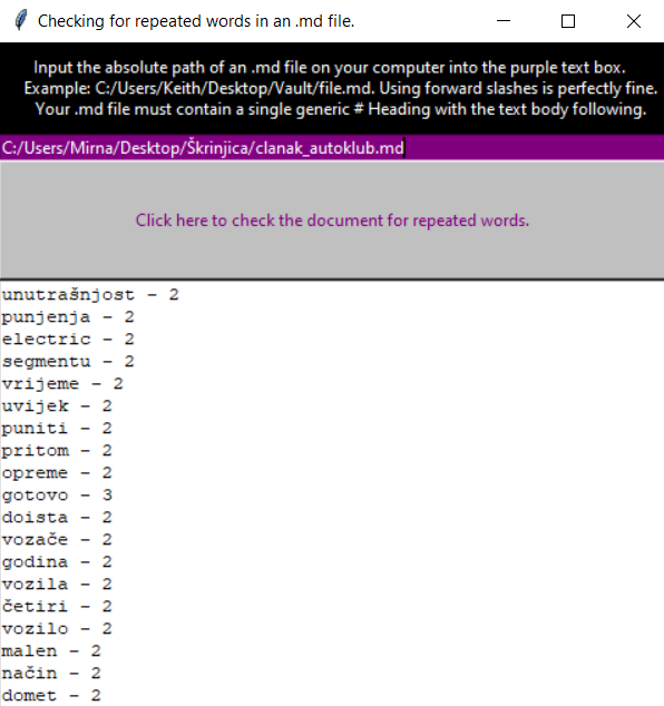 Adding number of instances of a word or phrase found in a note to "Find in file" - Feature ...