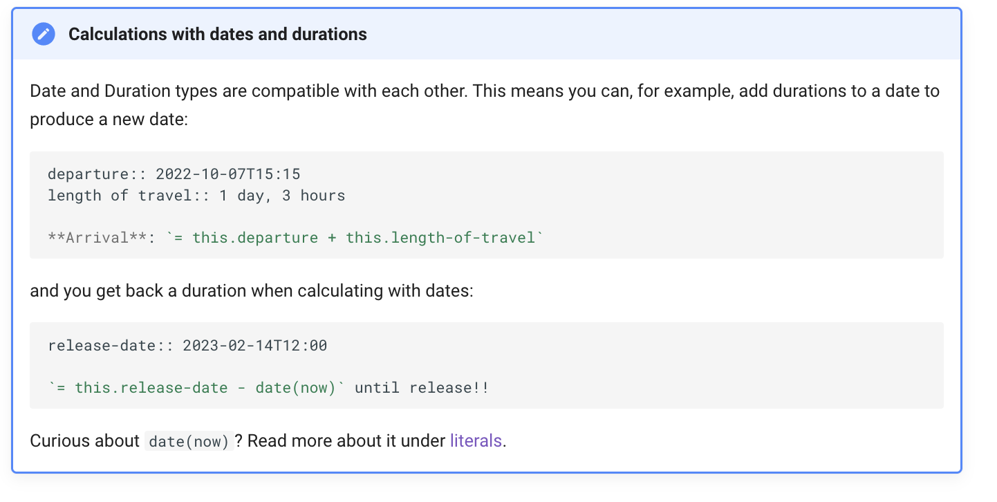 How to get calc result of dataview inline in days - Help - Obsidian Forum