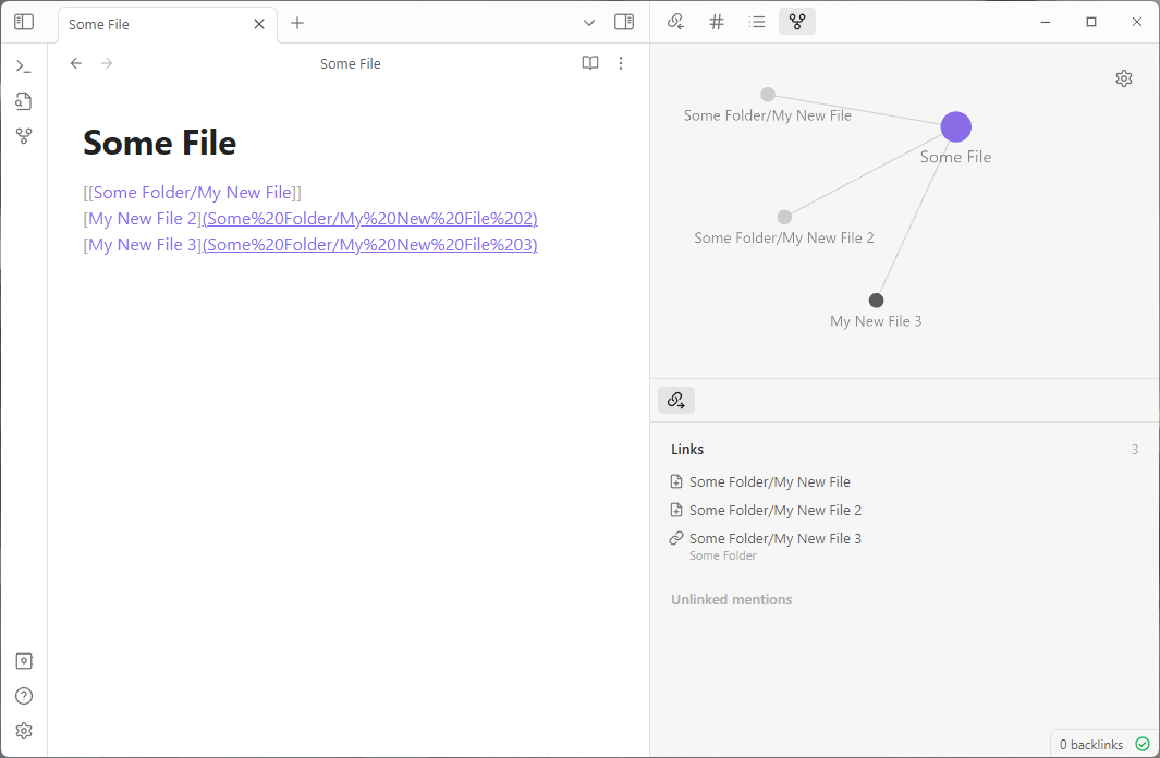 Create A Link To A New File In A Different Folder new ion Help