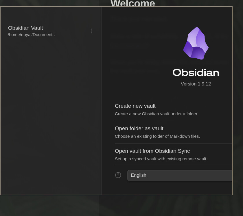 Cannot create new vault in hyperland - Help - Obsidian Forum